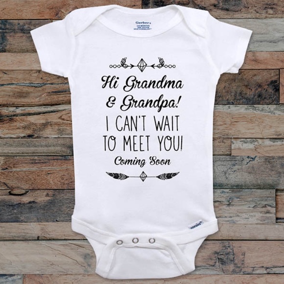 cute & funny | One Pieces | Hi Grandma Grandpa I Cant Wait To Meet You ...